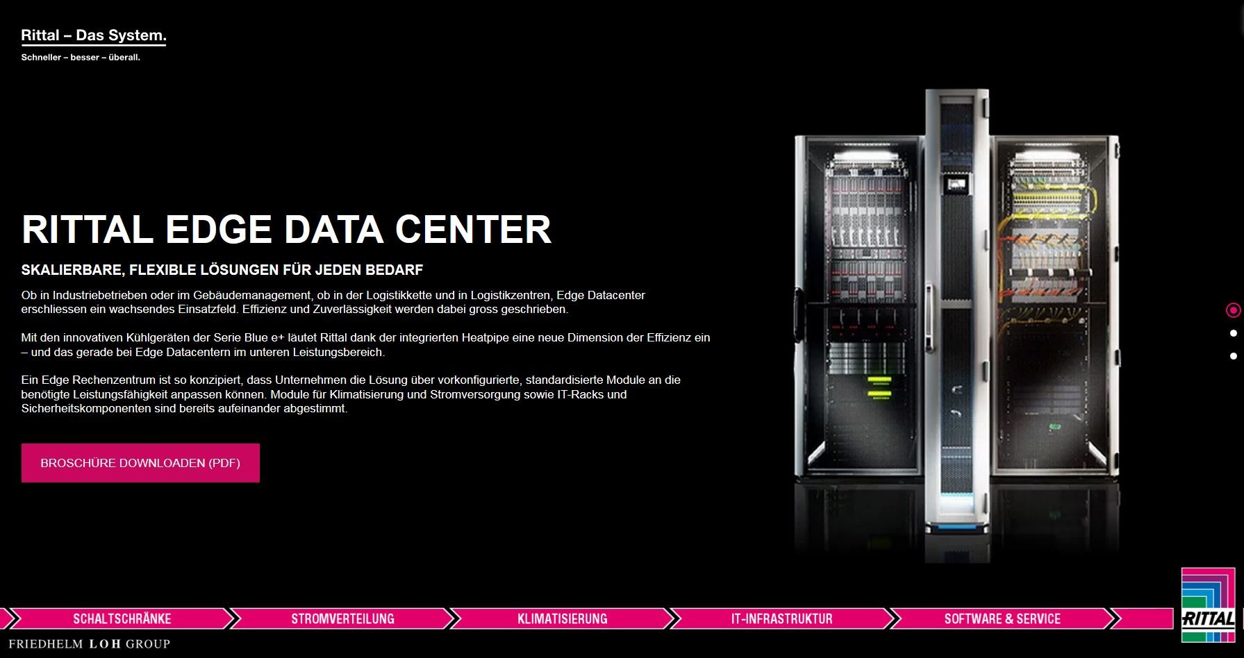 Informationen Rittal Edge Data Center